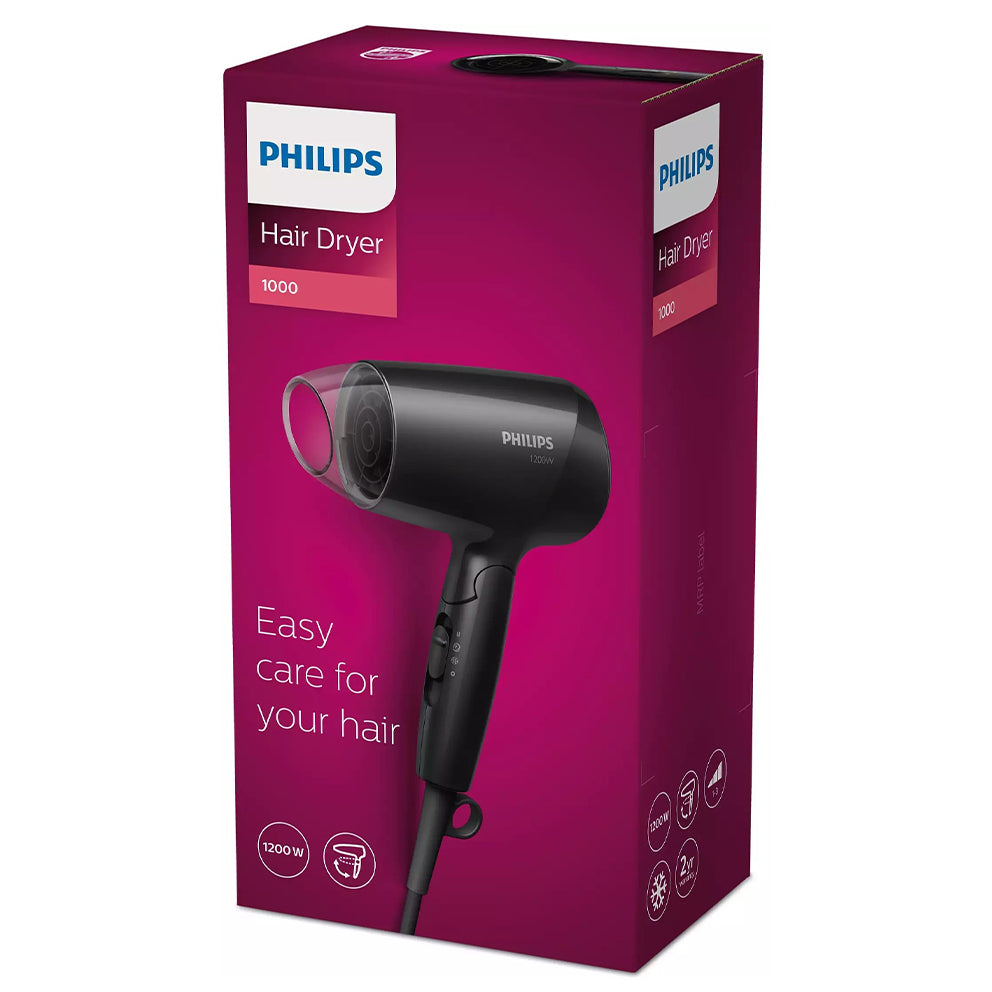 Philips Essential Care 1200W Hair Dryer (Black) – Shahalami.pk