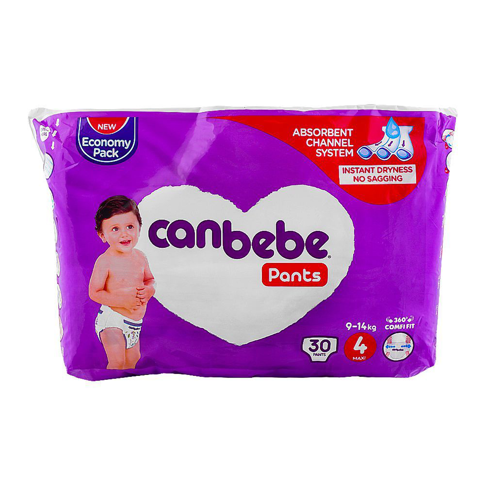 Canbebe Pant Economy Pack No-4 Maxi , 9-14 KG, 30-Pack – Shahalami.pk