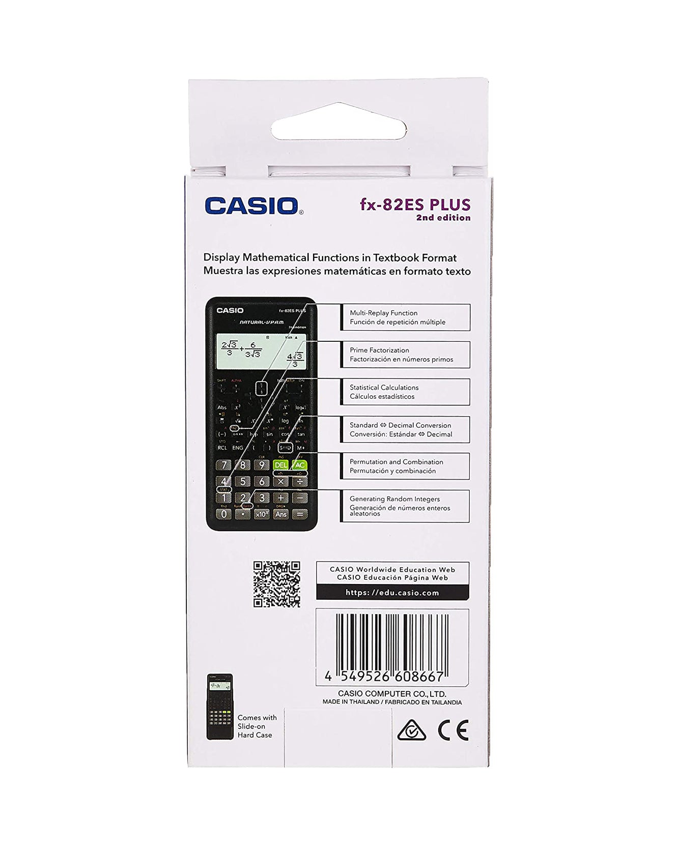 Casio fx-82ES Plus Scientific Calculator 2nd Edition – Shahalami.pk