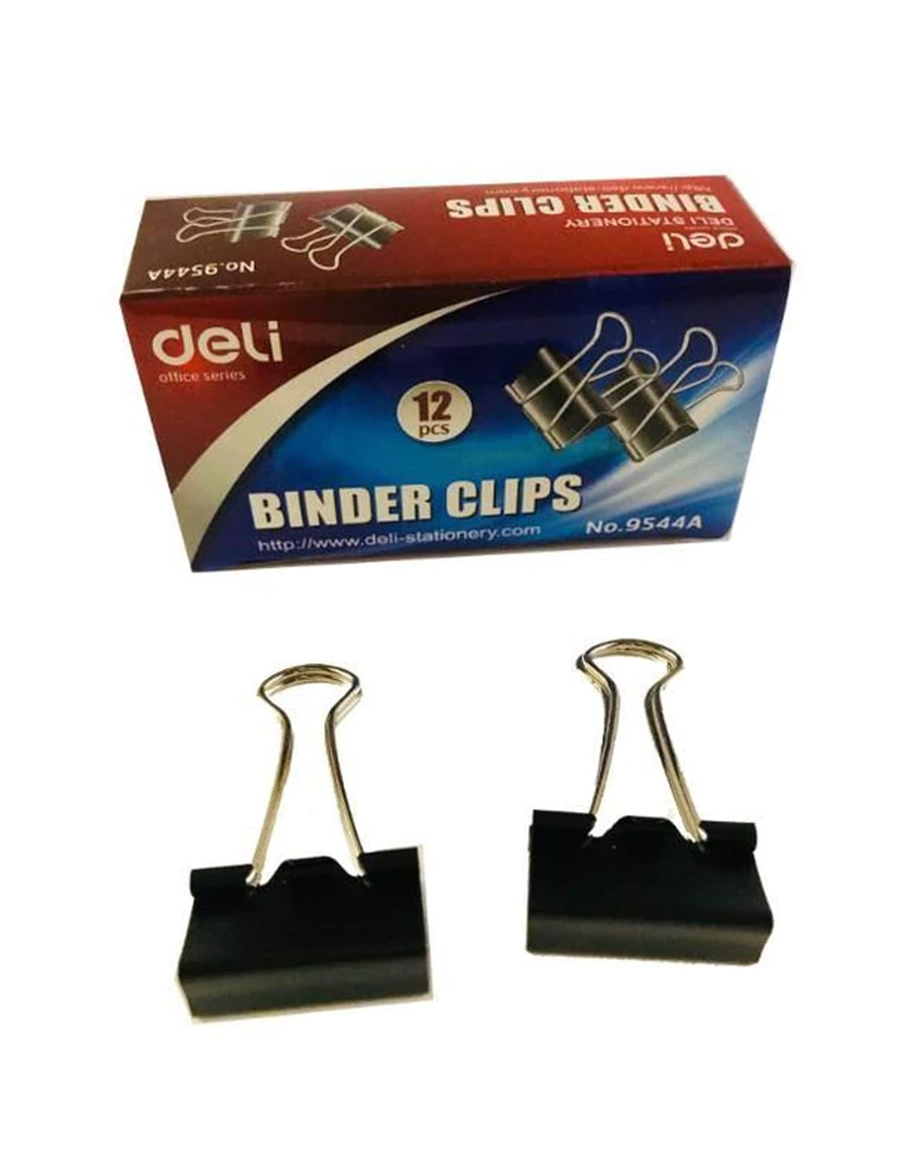 Deli Binder Clip 12Pcs Box - Black – Shahalami.pk