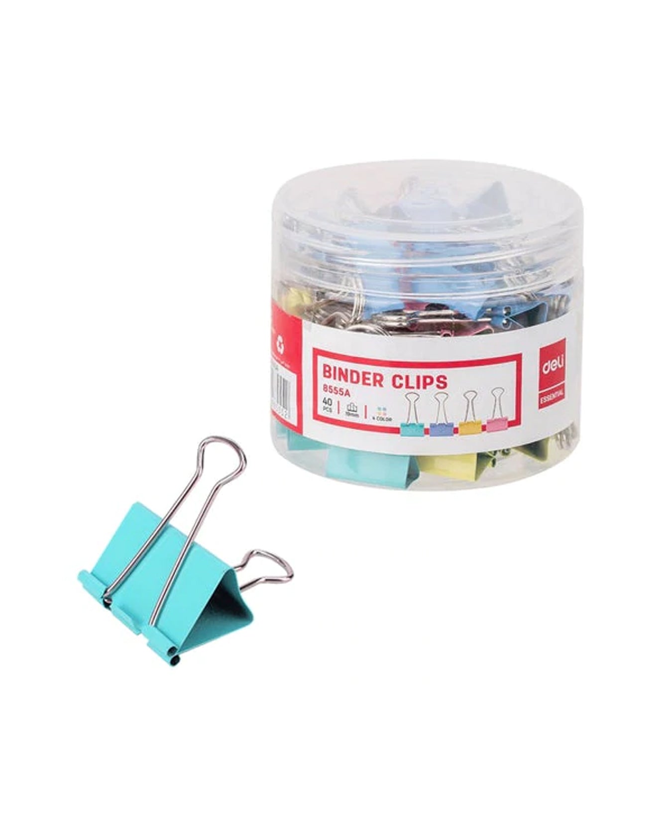 Deli Binder Clips E8555A (40Pcs Box) – Shahalami.pk