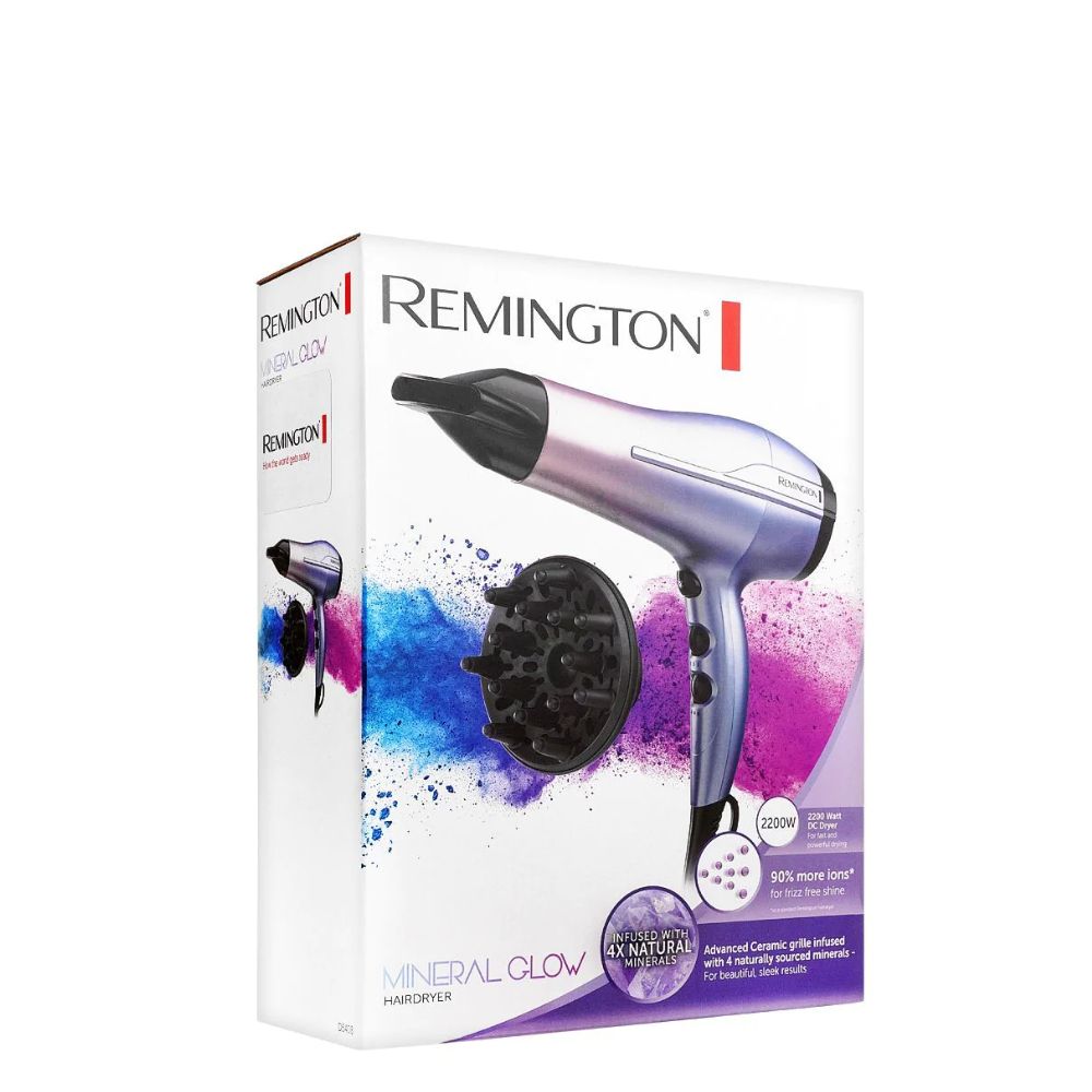 Remington Hair Dryer Mineral Grow 2200w Diffuser D5408 – Shahalami.pk