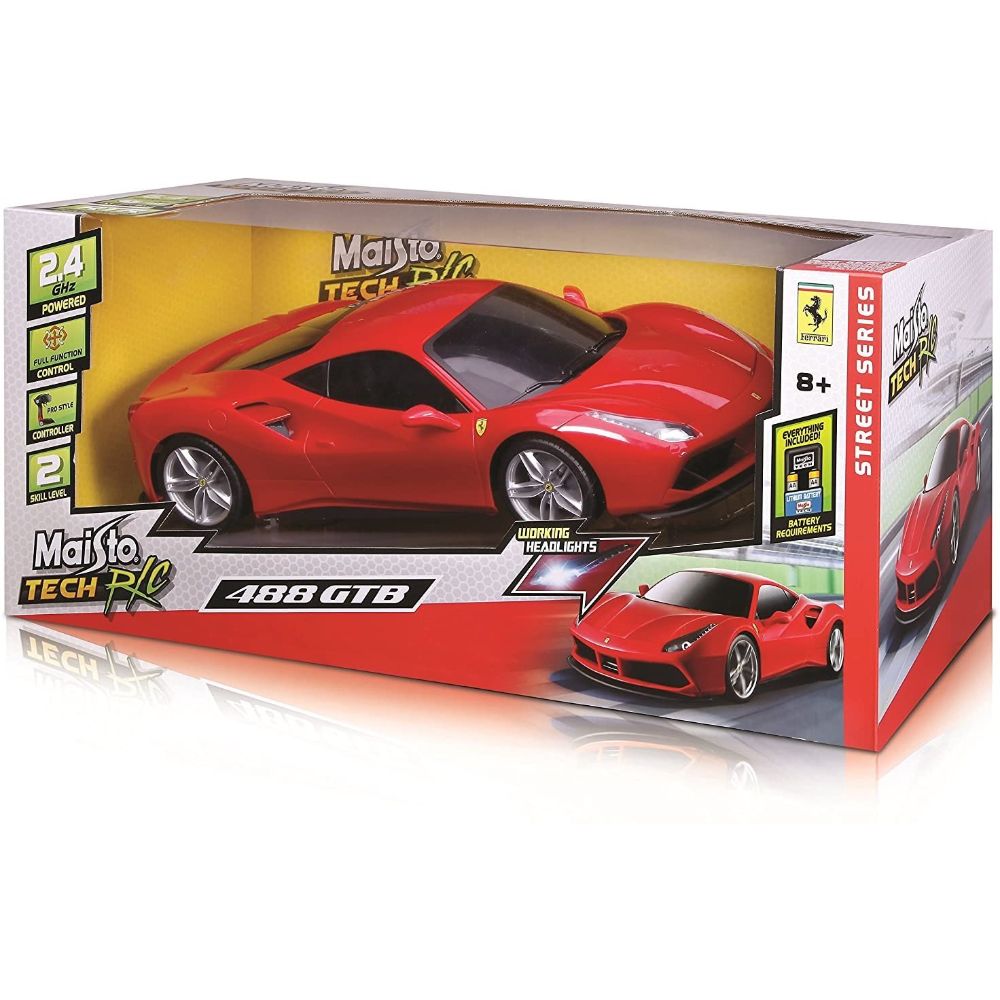 Maisto Tech 1:6 Scale R/C Ferrari 488 GTB 2.4GHz – Shahalami.pk