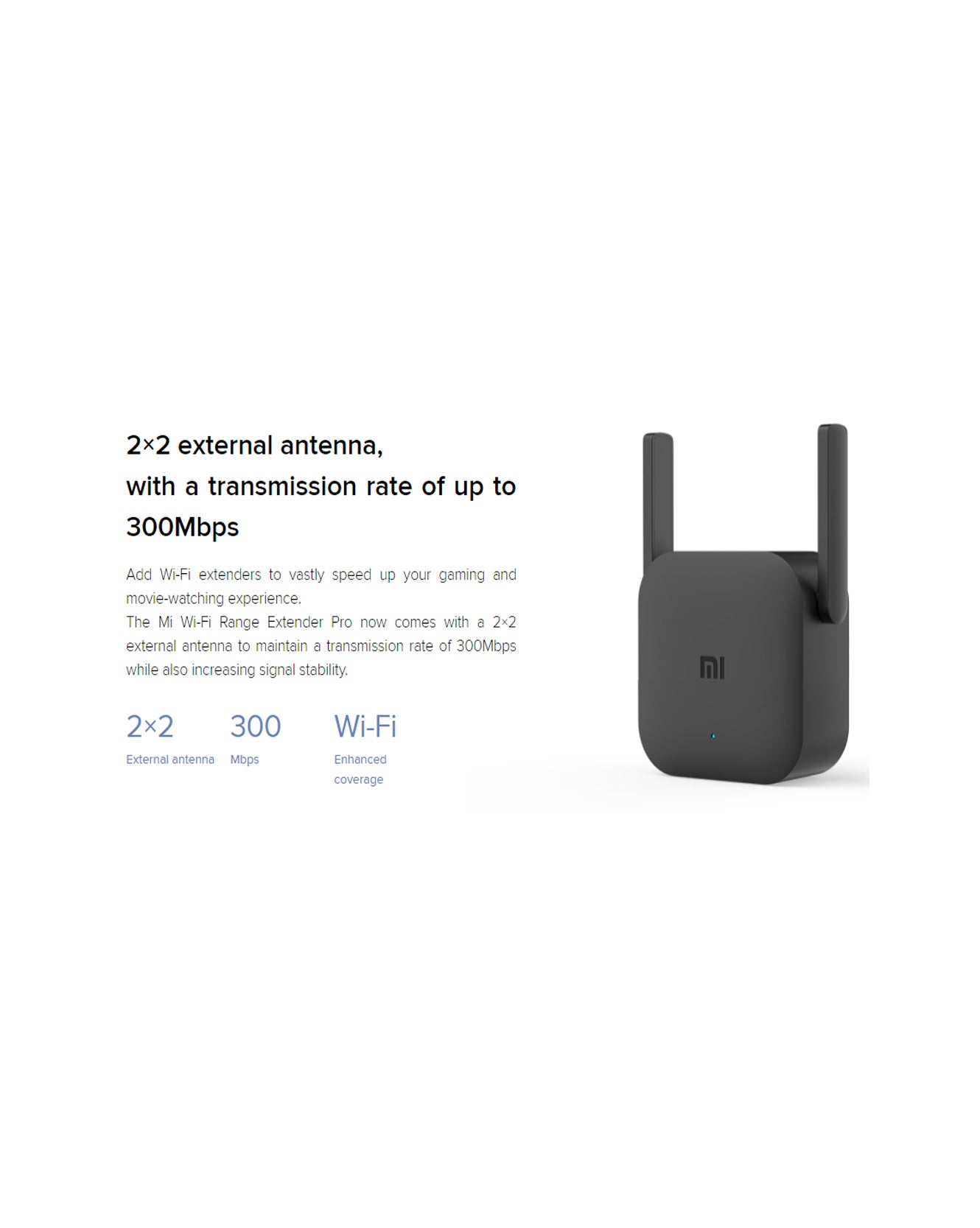 MI Xiaomi WiFi Range Extender Pro – Shahalami.pk
