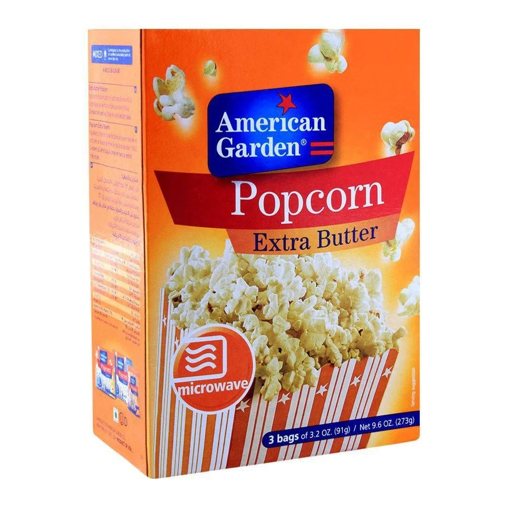 American Garden Popcorn Extra Butter, 273g – Shahalami.pk